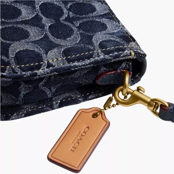 Coach | Bags | Coach Penn Cr688 B4blue Shoulder Bag In Signature Denim | Poshmark
